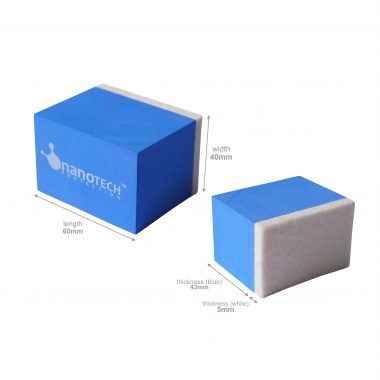 FELT BLOCK GLASS POLISHING APPLICATOR by nanoTECH PROTECTION ...